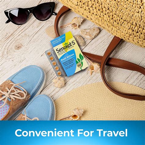 Senokot S Dual Action Stool Softener And Laxative Tablets 60 Ct For