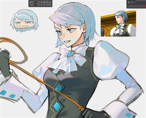 Franziska Von Karma Ace Attorney Drawn By Miying Ho Ru Danbooru
