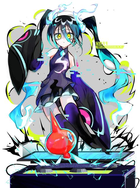 Kuroooozakikiki Ghost Miku Project Voltage Hatsune Miku Rotom Rotom Normal Nintendo