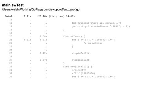 【golang】性能调优 分析耗时函数 西维蜀黍的博客 西维蜀黍 Blog