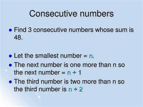 Ppt Mastering Multi Step Equations And Consecutive Numbers Lesson 7