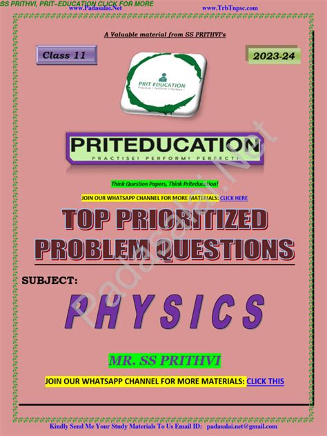 11th Physics Pdf