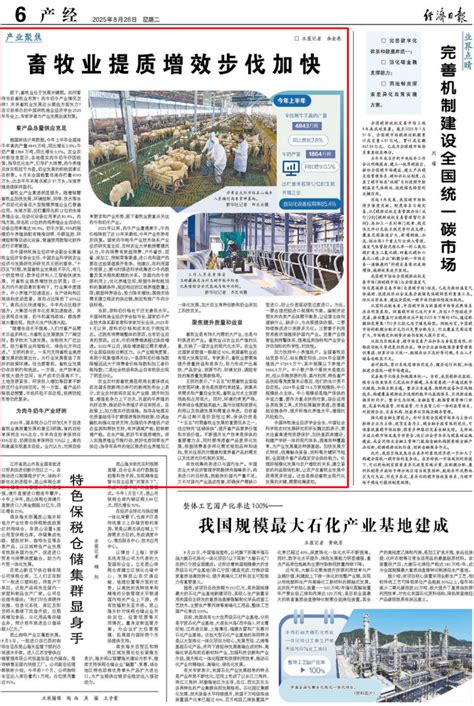 畜牧业提质增效步伐加快
