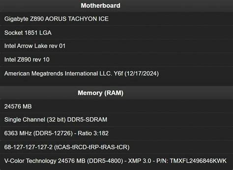 Gigabyte Bat Le Record Doverclocking Ddr5 Avec Une Carte Mère Lga1851 à Socket Unique