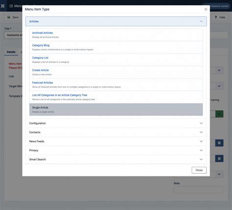 how to create a drop down menu in joomla siteground tutorials