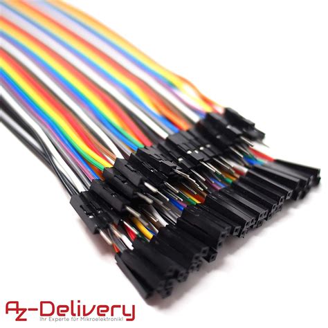 AZDelivery Breadboard Jumper Wire Cable Pin Female To Male F M Ribbon Cables Compatible With