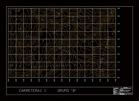 Contours For Geometric Layout Of Road Dwg Block For Autocad • Designs Cad
