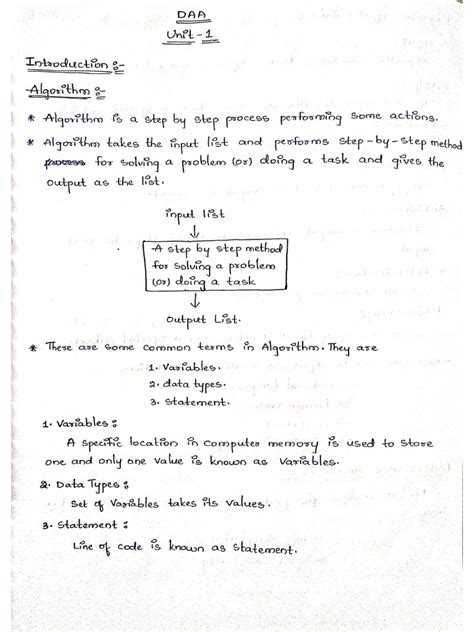 Daa Unit 1 Pdf