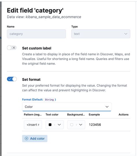 Field Formatters Unable To Enter Hex Code For Color Formatter Due To