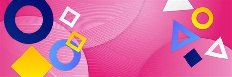 Premium Vector Abstract Colorful Banner Background Gradient Dynamic Vibrant Geometric Vector