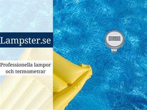 Trådlös Pooltermometer Digital Visar även Innetemperaturen