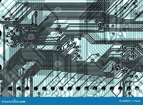 Abstract Circuit Board Background In Hi Tech Style Stock Image Image Of Computer Main