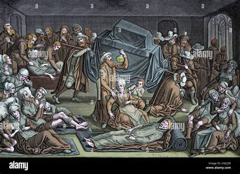The Bubonic Plague Or Black Death In The Dutch City Of Leiden In 1574