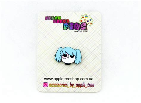 Sally Face Pin For Hat Game Badge Wooden Brooch Pin For Etsy