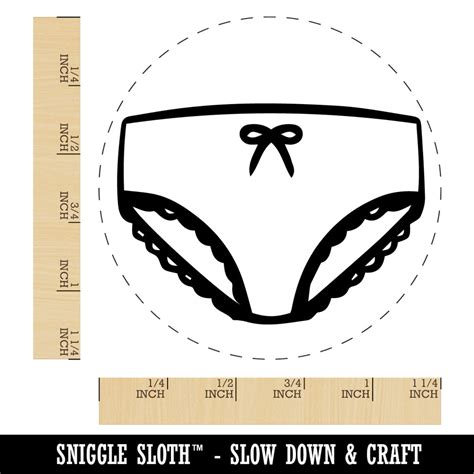 Panties Woman Underwear Rubber Stamp For Stamping Crafting Planners