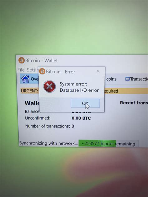 Bitcoin Wallet Syncing Errorwhy Is It Happening More And More Often Rbitcoin