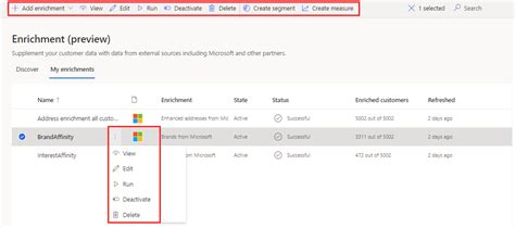 통합 데이터 보강 미리 보기 dynamics 365 customer insights microsoft learn