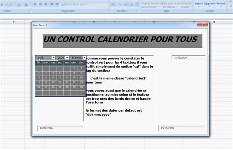Toutes Versions Un Calendar Pour Tous Control Calendrier Page 2