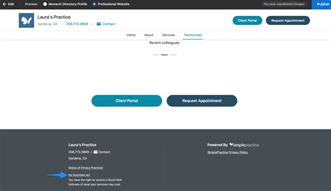 Making Sure Your Professional Website Is Compliant SimplePractice Support