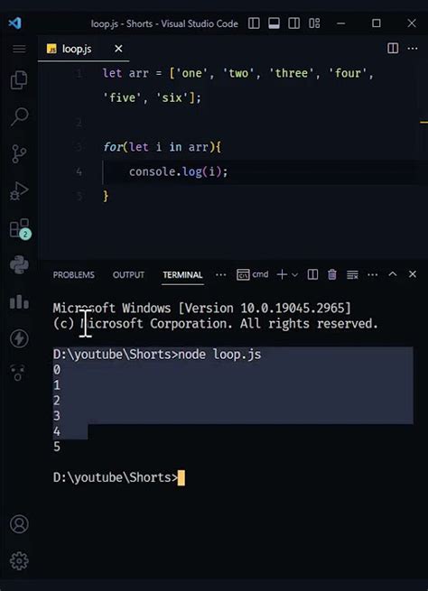 for in loop how to traverse array using for in loop developerhub developerhub1 youtube