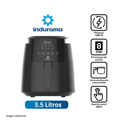 Freidora De Aire Indurama Fai 35dn 35l Negro Oechslepe Oechsle