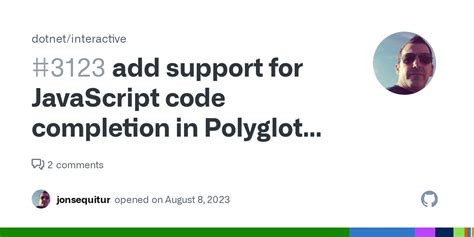 Add Support For Javascript Code Completion In Polyglot Notebooks