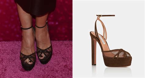 Sofia Vergara Goes Sheer With Aquazzura Platforms