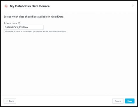 Create A Databricks Data Source Gooddata Cloud