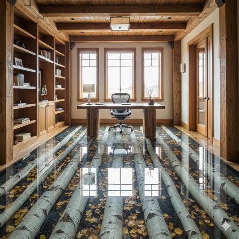 Embrace Natures Elegance With Aspen Tree Epoxy Flooring A Natural