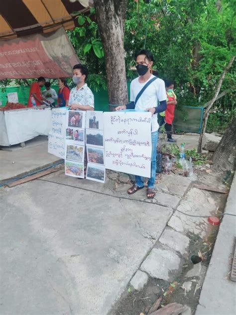 ဘန်ကောက်မြို့တွင် မြန်မာနိုင်ငံသားများ ဦးဆောင်ကာ တော်လှန်ရေး ရဲဘော်မ