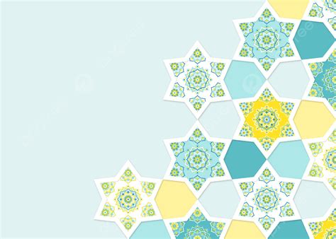 Colorful Beautiful Classical Islamic Pattern Background Colorful