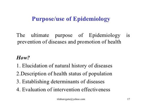 epidemiology notes