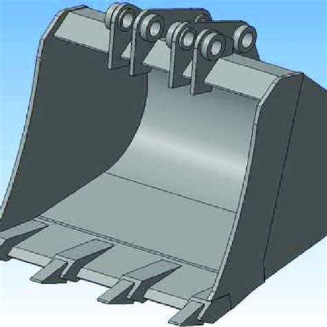 Bucket Breakdown Into Finite Elements Using The Rigid Body Modelling