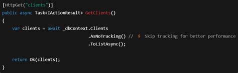 Dotnet Entityframeworkcore Asnotracking Performance Cleanarchitecture Marcos Fontenla