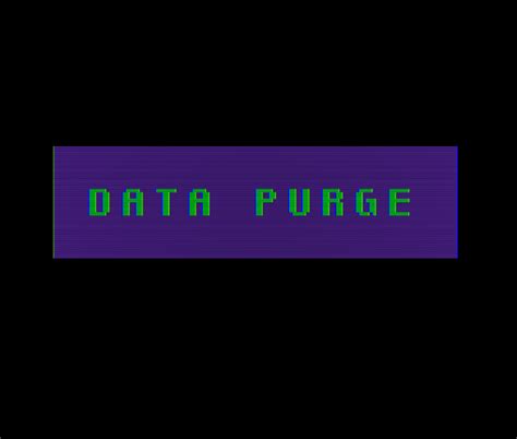 Data Purge Game Design Document
