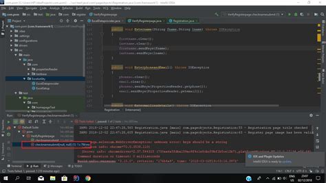 Selenium Getting Null Pointer In Dataprovider Using Excel Stack