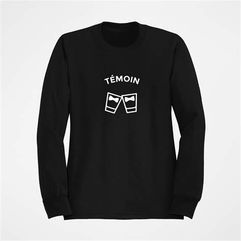 Sweat Témoin Shots Evg And Mariage Assortis Moi