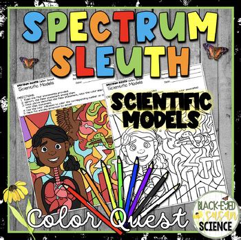 SCIENTIFIC MODELS Spectrum Sleuth Color Quest Color By Code TPT