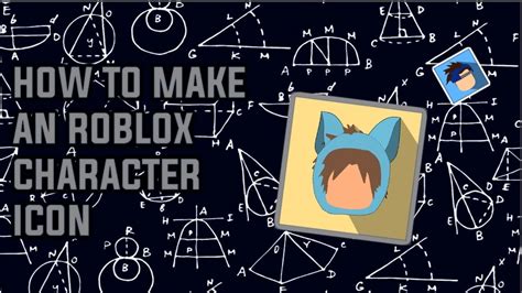How To Make A Roblox Character Icon Youtube