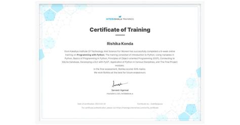 Rishika Konda On Linkedin Successfully Completed The Programming With