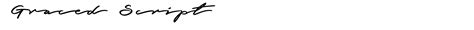 Graced Script Font Webfont And Desktop Myfonts