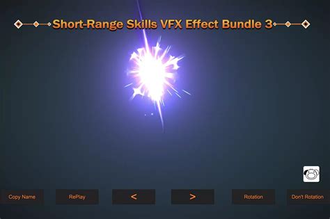 Artstation Short Range Skills Vfx Effect Bundle 3 Game Assets