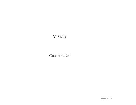 Notes On Vision Introduction To Artificial Intelligence Cs 3600 Docsity