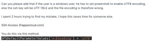 bench ssh doesn t work in windows · issue 798 · frappe press · github