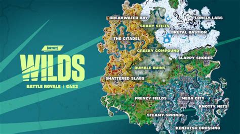 Fortnite Chapter 4 Season 3 Map New Pois