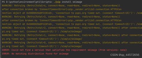 解决ide中pip安装失败及使用镜像源的方法 Csdn博客