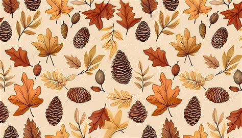 가을 단풍 솔방울 가을 떨어지다 나뭇잎 배경 일러스트 및 사진 무료 다운로드 Pngtree