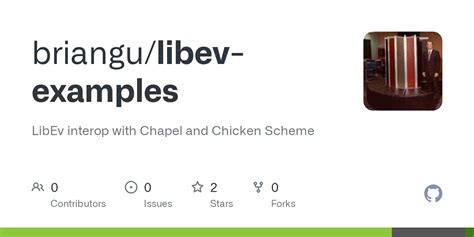 Github Briangu Libev Examples Libev Interop With Chapel And Chicken Scheme