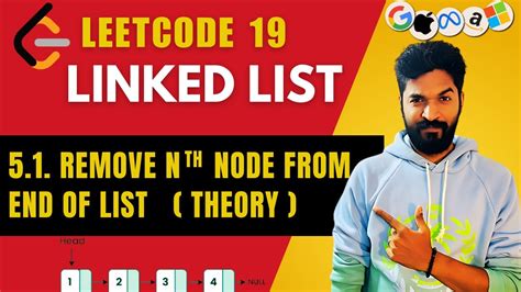 191 Remove Nth Node From End Of List Theory 5 Linked List Playlist Leetcode