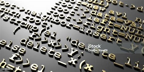 소프트웨어 개발자 프로그래밍 코드 블랙에 엠보싱 골드 알고리즘 3d 일러스트레이션 기원에 대한 스톡 사진 및 기타 이미지